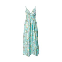 Only Kleid 'ONLAyo' Damen Größe 42 creme / türkis / oliv / mauve Winterkleid