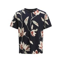 Jack & Jones JACK & JONES T-Shirt 'JPRBLAPalermo' Herren Größe L navy / pastellgrün / rot / weiß