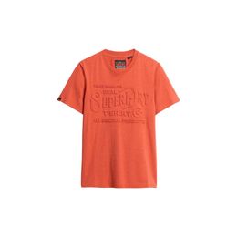 Superdry & Co T-Shirt Herren Gr&ouml;&szlig;e L orangerot