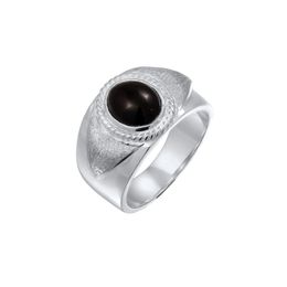 Kuzzoi Ring Herren Gr&ouml;&szlig;e 66 schwarz / silber