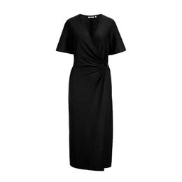 WE Fashion Kleid Damen Gr&ouml;&szlig;e 46 schwarz Winterkleid