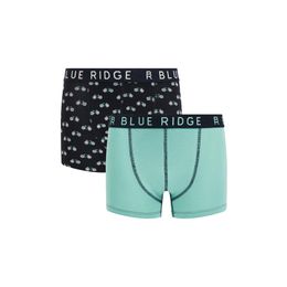 WE Fashion Unterhose Jungen Größe 92 hellblau / dunkelblau / weißmeliert