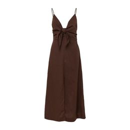 comma, COMMA Sommerkleid Damen Gr&ouml;&szlig;e 44 dunkelbraun
