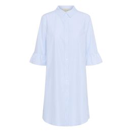 Cream Kleid 'Amala ' Damen Größe 42 himmelblau / weiß Winterkleid