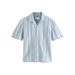 next Button Up Shirt male Blue size 4XL