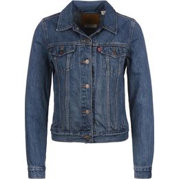 Levi's LEVI'S Übergangsjacke 'The Original Trucker Jacket' Damen Größe L blue denim