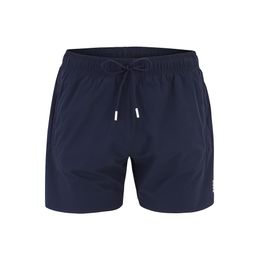 BOSS Badeshorts 'Iconic' Herren Größe L beige / dunkelblau / schwarz / weiß