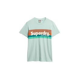 Superdry & Co T-Shirt Herren Gr&ouml;&szlig;e XXXL petrol / mint / mandarine / wei&szlig;