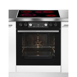 Gorenje Elektro-Herd-Set "Black Set 4", Energieeffizienz: A (A+++-D), schwarz, Herdsets