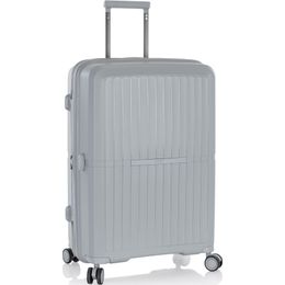 Hartschalen-Trolley Heys "AirLite, verschiedene Größen und Farben", Gr. B/H/T: 46cm x 66cm x 28cm 82 l, grau, Polypropylen, Koffer, Heys x Joachim Llambi Hartschalen-Koffer TSA Schloss