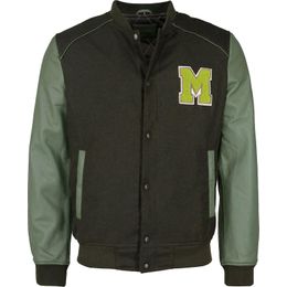 Mustang Milled, Leder/Textiljacke
