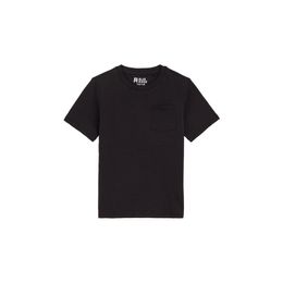 WE Fashion T-Shirt Jungen Gr&ouml;&szlig;e 122/128 schwarz