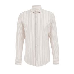 WE Fashion Hemd Herren Gr&ouml;&szlig;e XL beige / wei&szlig;