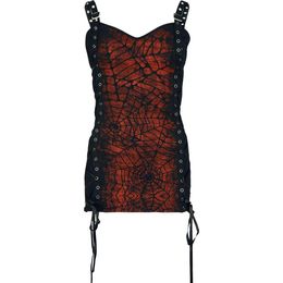 Gothicana by EMP Tank-Top with Spider-Web Frontprint Top schwarz in L Q225-001011 M514773