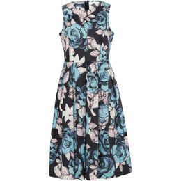 Highmoor Kleid mit Blumenmuster Marine/Rose (Gr&ouml;&szlig;e: 34)