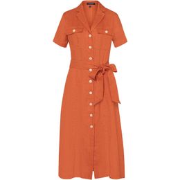 Highmoor Halbarm-Kleid mit Brusttaschen Orange (Gr&ouml;&szlig;e: 48)