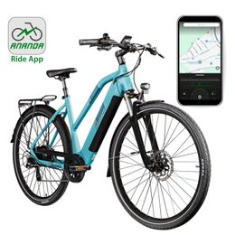 Z&uuml;ndapp Z&uuml;ndapp Z810 E Bike Trekkingrad 28 Zoll t&uuml;rkisblau 50 cm