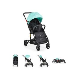 Moni Kinderwagen Buggy Colibri, faltbar, verstellbar, 5-Punkt-Gurt, ab 6 Monaten t&uuml;rkis
