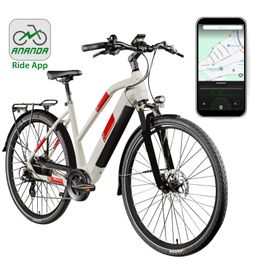 Z&uuml;ndapp Z&uuml;ndapp Z810 E Bike Trekkingrad 28 Zoll antique white 50 cm
