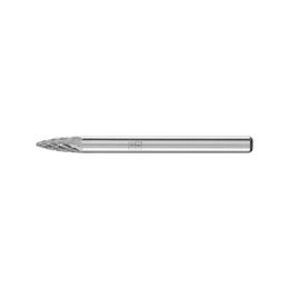 Pferd Hartmetall Frässtift Spitzbogen SPG Ø 03x07 mm Schaft-Ø 3 mm Z3P universal mittel kreuzverzahnt (21222583)