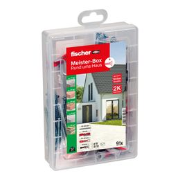 Fischer Meister-Box Rund ums Haus + Schrauben (91 Teile) (548860)