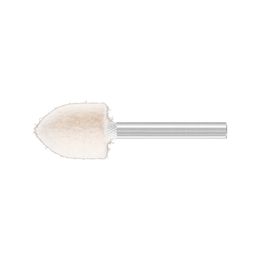 Pferd mittelharte Filzpolierstifte Spitzkegelform Ø 20x25 mm Schaft-Ø 6 mm (44152025)