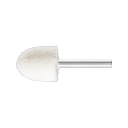 Pferd mittelharte Filzpolierstifte Spitzkegelform Ø 25x30mm Schaft-Ø 6 mm (47901128)