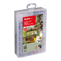 Fischer Garten und Balkon easyDIY Box + Schraube rostfrei (71 Teile) (553339)
