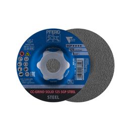 Pferd CC-GRIND-SOLID Schleifscheibe 125x22,23 mm COARSE Speziallinie SGP STEEL für Stahl (64187126)