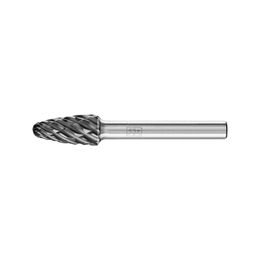Pferd Hartmetall Hochleistungsfrässtift STEEL Rundbogen RBF Ø 10x20mm Schaft-Ø 6 mm HICOAT für Stahl (21117790)