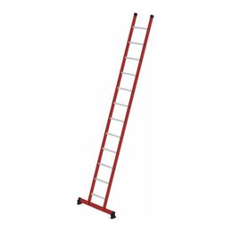 Munk Sprossen-Anlegeleiter GFK/Alu mit nivello®-Traverse 12 Sprossen (035322)