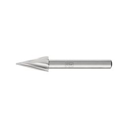 Pferd HSS Frässtift Spitzkegelform G Ø 10x20mm Schaft-Ø 6 mm Z 1 universal grob (22423316)