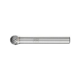 Pferd Hartmetall Frässtift Kugel KUD Ø 08x07 mm Schaft-Ø 6 mm Z4 universal mittel fein (21112646)