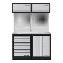 Kraftwerk Mobilio 2er Kombi Oberschrank, Edelstahl (3964K-9S-K2IX)