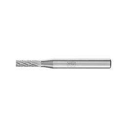 Pferd Hartmetall Frässtift Zylinder ZYA Ø 04x13 mm Schaft-Ø 6 mm Z3P universal mittel kreuzverzahnt (21101526)