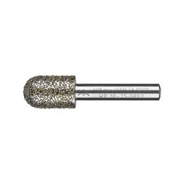 Pferd Diamant-Schleifstift Walzenrund Ø16,0mm Schaft-Ø8 mm D852 (sehr grob) zum Entgraten (36476063)
