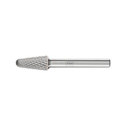 Pferd Hartmetall Frässtift Rundbogen KEL Ø 10x20mm Schaft-Ø 6 mm Z4 universal mittel fein (21125046)