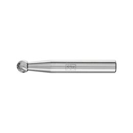 Pferd Hartmetall Frässtift Kugel KUD Ø 06x05 mm Schaft-Ø 6 mm Z3 universal mittel (21112536)