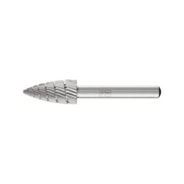 Pferd HSS Frässtift Spitzbogenform K Ø 12x25 mm Schaft-Ø 6 mm Z 3 universal mittel fein Spanbrecher (22441536)