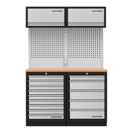 Kraftwerk Mobilio 2er Kombi, 5 & 9 Schubladen, Oberschrank, 3964K-95K2)