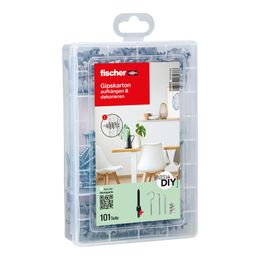 Fischer Gipskarton + Schraube easyDIY Box (110 Teile) (513892)