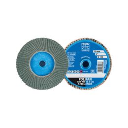 Pferd COMBIDISC Zirkon Mini-POLIFAN CD Ø 75 mm Z120 für gehärteten Stahl (42719712)