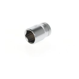 Gedore Steckschlüsseleinsatz, Nuss, 1/4 Zoll 6,3 mm Antrieb, 6-kant, 13 mm Weite, Werkzeug, 20 13, Stahl verchromt (6166640)