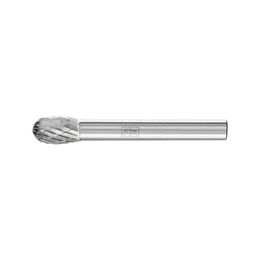 Pferd Hartmetall Frässtift Tropfen TRE Ø 08x13 mm Schaft-Ø 6 mm Z3P universal mittel kreuzverzahnt (21135026)