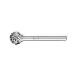 Pferd Hartmetall Hochleistungsfrässtift INOX Kugel KUD Ø 12x10mm Schaft-Ø 6 mm für Edelstahl (21112882)