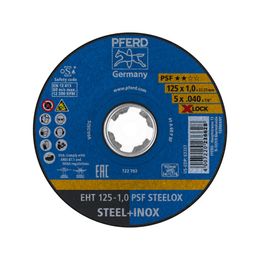 Pferd Trennscheibe EHT 125x1,0mm X-LOCK gerade Universallinie PSF STEELOX für Stahl/Edelstahl (10) (69198289)