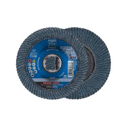 Fächerscheibe POLIFAN SGP CURVE STEELOX D.125mm K.Z-40 radial INOX/Stahl ZK ; Pferd (67689063)