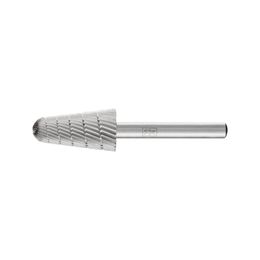 Pferd HSS Frässtift Rundkegelform L Ø 16x30mm Schaft-Ø 6 mm Z 3 universal mittel fein Spanbrecher (22451836)