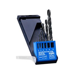 Pferd Spiralbohrer-Set 6-tlg. STEEL HSSG N DIN 338 universal (25298003)