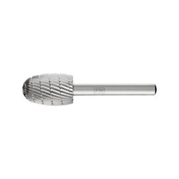 Pferd HSS Frässtift Tropfenform O Ø 16x25 mm Schaft-Ø 6 mm Z 3 universal mittel fein Spanbrecher (22461836)